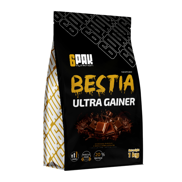 BESTIA Ultra Gainer - 3000g | Odżywka na masę | Sklep 6PAK Nutrition